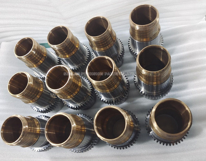 Multi Cavity Injection Molded CNC Process Brass / M2 Thread Mold Cores ...