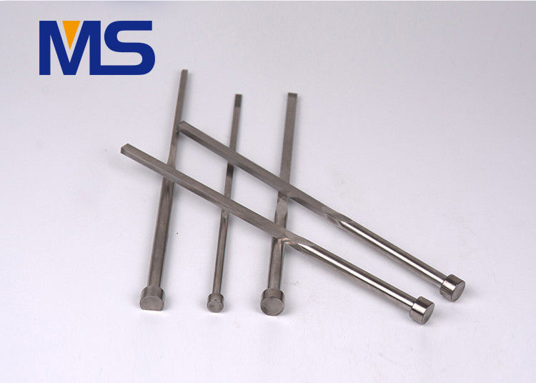 High Precision Ejector Pins And Sleeves , SKD61 Flat Blade Ejector Pin ...