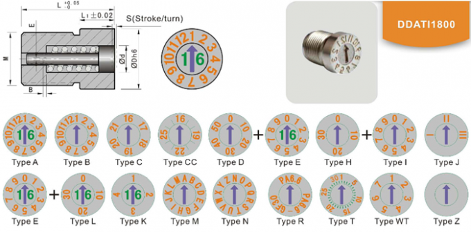 Date Stamp Of Screw Die Casting Die Mould Date Inserts With 48 HRC - 54 HRC